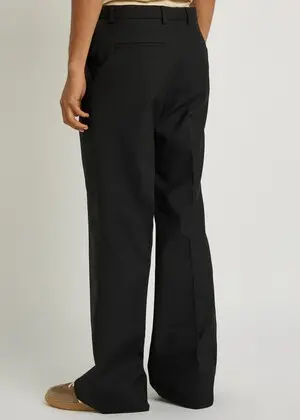 Valentino Garavani Flared-leg Twill Trousers