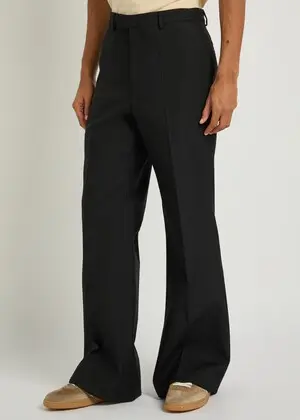 Valentino Garavani Flared-leg Twill Trousers