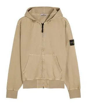 Stone Island Hooded Canvas Work Jacket