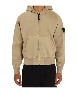 Stone Island Hooded Canvas Work Jacket