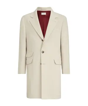 Brunello Cucinelli Lightweight Water-resistant Cashmere Coat