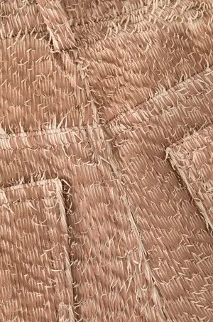 Loewe Nappa Lambskin Trousers With Feather-inspired Fringes