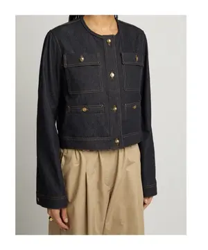 Moncler Tencin Stretch-denim Jacket