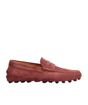 TOD'S Round-toe Loafers - Red