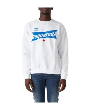 Dsquared2 Logo-printed Crewneck Sweatshirt - White
