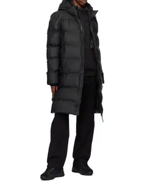 Rains Long Puffer Coat