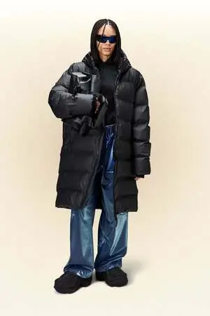 Rains Long Puffer Coat