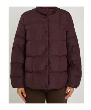 Moncler Cochevinne Padded High Neck Jacket - Red