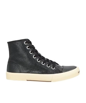 Balenciaga High-top Leather Lace-up Sneakers