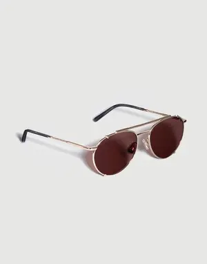 Brunello Cucinelli Full Rim Sunglasses - Red