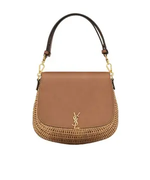 Saint Laurent Mini Voltaire Top Handle Bag - Brown