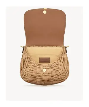 Saint Laurent Mini Voltaire Top Handle Bag - Brown