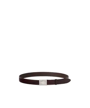 Brunello Cucinelli Adjustable Waist Belt - Burgundy