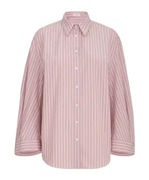 Brunello Cucinelli Striped Cotton-poplin Shirt