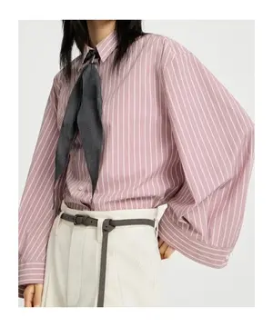 Brunello Cucinelli Striped Cotton-poplin Shirt