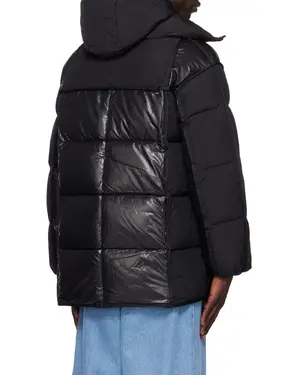 GANNI Zip-up Padded Jacket With Drawstring Hood