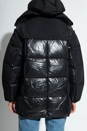 GANNI Zip-up Padded Jacket With Drawstring Hood