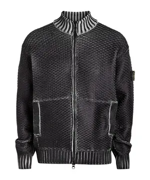 Stone Island Sublimatic Knit Cardigan - Grey