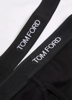 TOM FORD Stretch-cotton Boxer Briefs Set Of Two