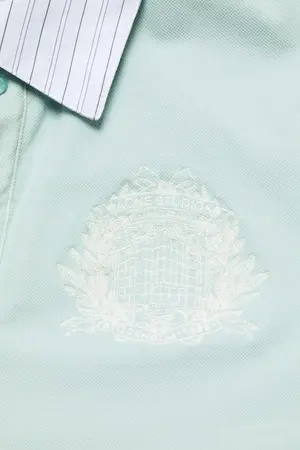 Acne Studios Logo-embroidered Polo Shirt