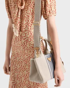 Prada Jardinière Small Tote Bag - Nude