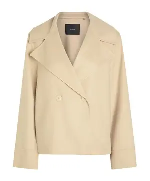 JOSEPH Rollet Wool And Cashmere-blend Trench Coat - Nude