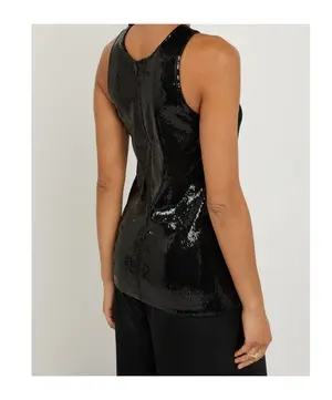 TOTEME Sequin Tank Top