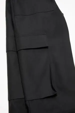 Acne Studios Cotton Satin Cargo Trousers