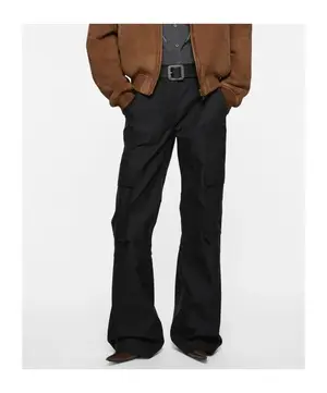 Acne Studios Cotton Satin Cargo Trousers