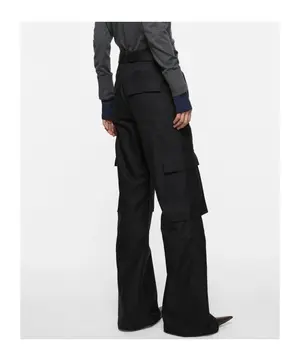 Acne Studios Cotton Satin Cargo Trousers