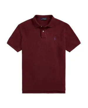 Polo Ralph Lauren Logo-embroidered Straight Hem Polo Shirt - Brown