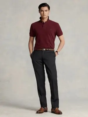 Polo Ralph Lauren Logo-embroidered Straight Hem Polo Shirt