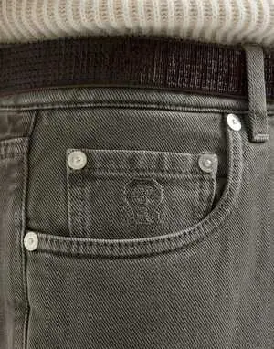 Brunello Cucinelli Garment-dyed Iconic Fit Five-pocket Trousers
