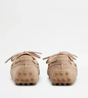 TOD'S Gommino Loafers In Suede - Nude