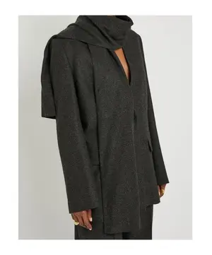 TOTEME Scarf-effect Flannel Blazer