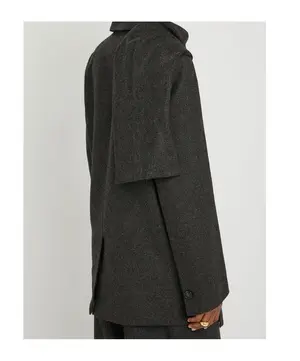 TOTEME Scarf-effect Flannel Blazer