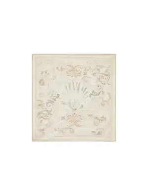 Brunello Cucinelli Silk Satin Mediterranean Scarf - Nude