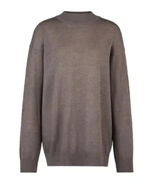 TOD'S Wool Long-sleeved Pullover - Gray