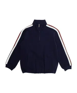 Gucci Stripe Detail Zip-up Sweatshirt