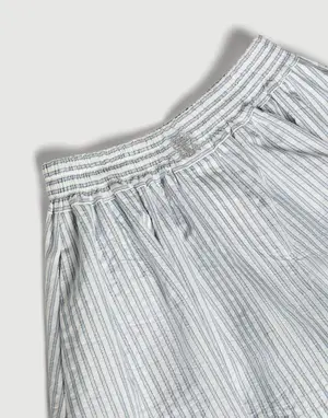 Brunello Cucinelli Striped Flared Skorts