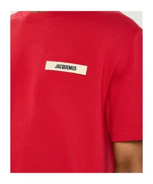 Jacquemus Le T-shirt Gros Grain Cotton T-shirt