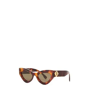 Fendi Cat-eye Sunglasses - Brown