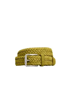 TOD'S Suede Belt - Yellow