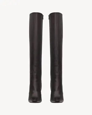 Saint Laurent 77 Boots In Smooth Leather