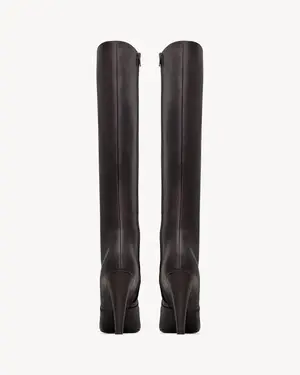 Saint Laurent 77 Boots In Smooth Leather
