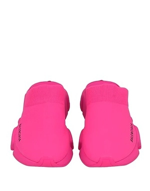 Balenciaga Knitted Mules With Round Toe And Logo Detail