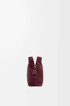 Loewe Mini Flamenco Clutch In Nappa Calfskin - Red