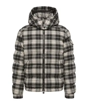 Moncler Airor Hooded Down Jacket - Black/white