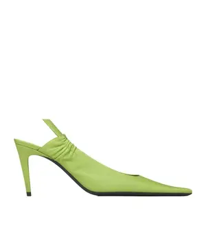 Saint Laurent Anne-marie Slingback Pumps With Stiletto Heel
