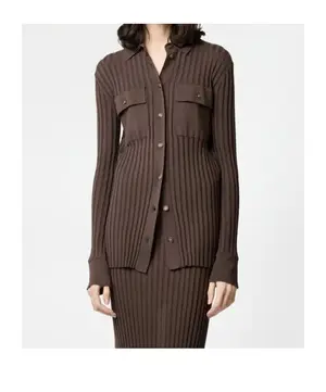 TOD'S Long-sleeved Ribbed Cardigan